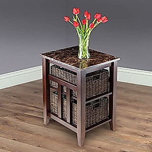 Winsome 76320 7632 Side Table, Brown, Each