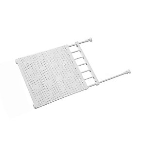 In kds Scalable Layered Separator Updated Version Adjustable Storage Rack Shelf for Wardrobe Refrigerator Cupboard Random Colour ((53-90) x42cm)