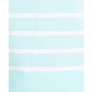 Nautica Women's Boatneck 3/4 Sleeve 100% Cotton Shirt, Aruba Blue, Large