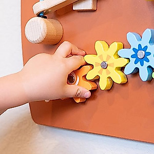 SPARK & WOW Horse Activity Wall Panel - Toddler Activity Center - Wall-Mounted Toy for Kids Aged 18M+ - Decor for Bedrooms and Play Areas