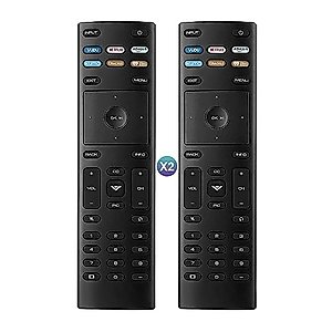 (Pack of 2) Vizio Smart TV Remote Control Replacement, Vizio Remote Control for Smart TV fit for Vizio LED LCD Ultra 4K TVs, Vizio Universal Remote XRT136 with Netflix Amazon VUDU Shortcut Buttons