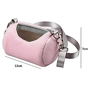 UXZDX CUJUX Pet Travel Hamster Carrier Bag Breathable Portable Hamster House Bed Warm Cage Nest Hamster Accessories