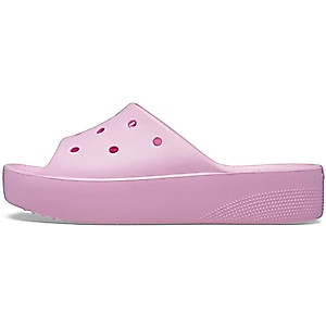 Crocs Women's Classic Slide | Platform Sandals, Flamingo, Numeric_7