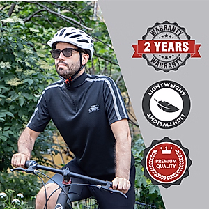 TeamObsidian Airflow Adult Bike Helmet - Lightweight Helmets for Adults with Reinforcing Skeleton - Comfortable and Breathable Cycling Mountain Bike Helmet - White M/L