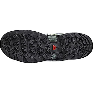 Salomon X Ultra Pioneer AERO Hiking Shoes for Women Trail Running, Oil Green/Castor Gray/Amparo Blue, 8.5