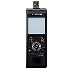 Olympus OM System WS-883 Digital Voice Recorder, Linear PCM/MP3 Recording Formats, USB Direct, 8gb Playback Speed and Volume Adjust, File Index, Erase Selected Files