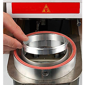 JIAWANSHUN Aluminum Cup Ring for Cup Sealer Machine of 90mm Diameter Sealing Ring for Cup Sealing Machine Accessories (Seal Plastic & Paper Cup)