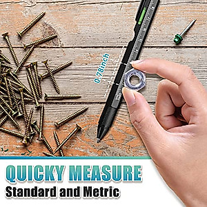 INOMO Stocking Stuffers Gifts for Men, 2Pc 9 in 1 Multi-Tool Pen Set, Cool Gadgets for Men, Unique Christmas Gifts for Men, Gifts for Dad, Grandpa, Boyfriend, Husband, Dad Gifts from Daughter