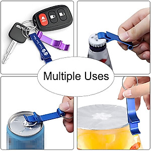 50Pcs Custom Bottle Opener Bulk Personalized Bottle Opener Keychain with Logo Text Engraved Customized Wedding Party Favors Baby Shower Gifts for Guests