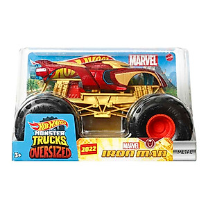 Hot Wheels Oversized Monster Truck Iron Man 2022
