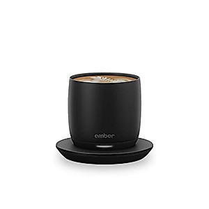 Ember Temperature Control Smart Cup, 6 oz, App-Controlled Heated Coffee Cup, Espresso Mug with 90 Min Battery Life, Black