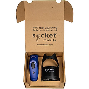 SOCKET Scan S700, 1D Barcode Scanner, Blue & Charging Dock (CX3465-1933)