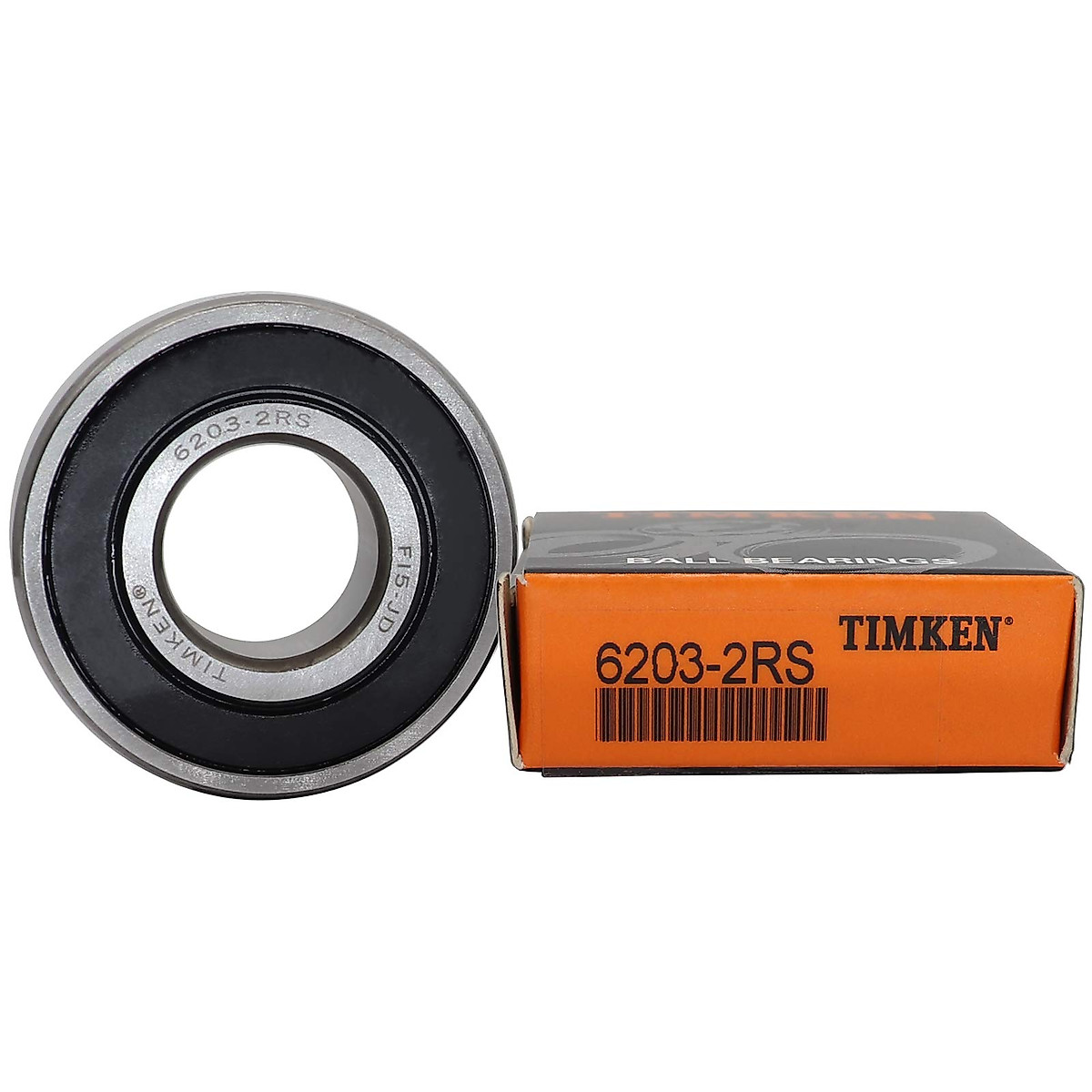 2PACK TIMKEN 6203-2RS Deep Groove Ball Bearing 17x40x12mm