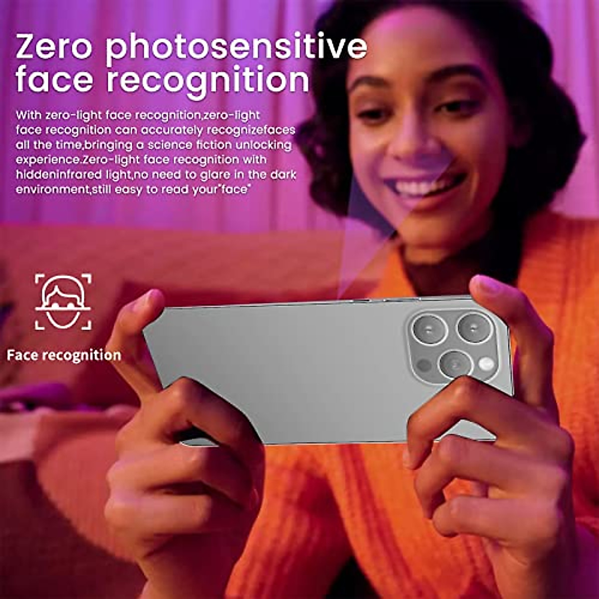 Airshi 5G WiFi Mobile Phone, 4G Smartphone 100-240V Dual SIM for Entertainment (#2)