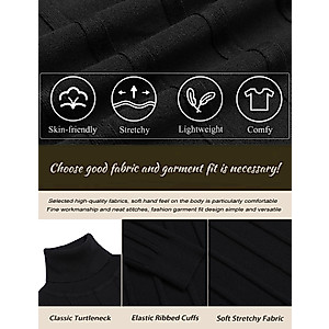 Long Sleeve Turtleneck High Neck Shirt Sweater Men Mens Fleece Pullover Men Jumper Mens Cycling Jersey Long Sleeve T Shirts Men's Mock Neck Mens Mock Turtleneck Shirt Funnel Neck Mens Long Sweater