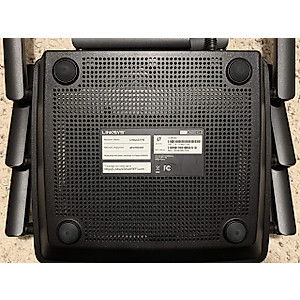Linksys WiFi 5 Router, Tri-Band, 3,000 Sq. ft Coverage, 25+ Devices, Speeds up to (AC5400) 5.4Gbps - EA9500