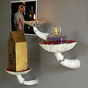 Floating Shelves, ?2022? Cute Room Decor, Floating Shelf, Whimsical Mushroom , Wall Mounted, Creative Art Rack for Living Room Kitchen Bathroom (ALL-3PCS)