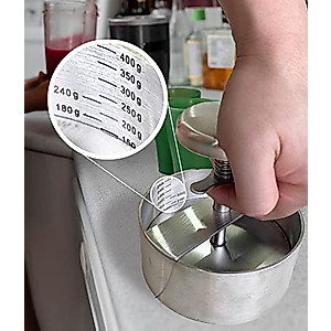 NOBER Burger Press Stainless Steel Grill Griddle Flat Hamburger Patty