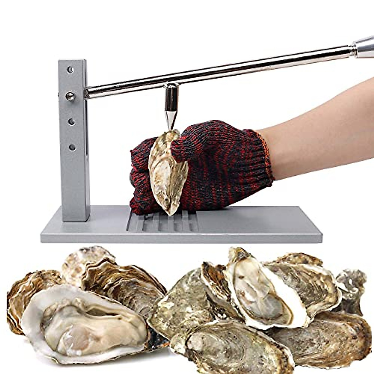 AUTOENERGY Oyster Shucker Tool Set, Oyster Clam Opener Machine, Oyster Sheller Practical Tool for Hotel Buffets and Homes and Gift