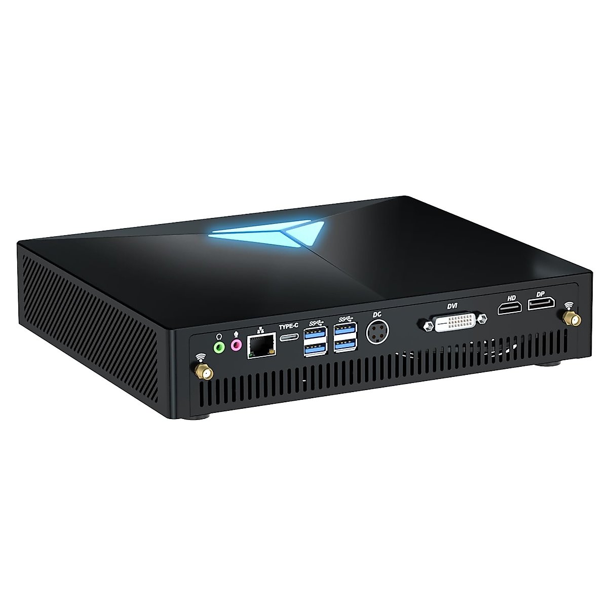 Kinupute Mini Gaming PC, Desktop Computer Core i9-9900KF 8 Cores Upto 5.0GHz, Windows 11 Pro, 32G DDR4| 1T M.2 SSD, GeForce RTX2060S 8G, HDMI/DP/DVI Ports, Triple Display, 8K@60Hz, WiFi6E/BT5.3
