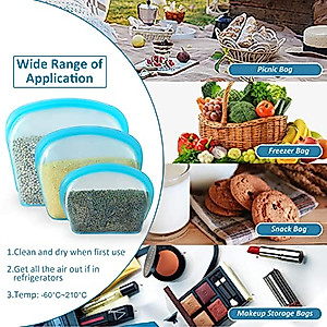 KVK 100% Platinum Silicone Bag Quart Half-Gallon 1 Gal Reusable Food Storage Bags Leakproof Freezer Sous Vide Container Oven Microwave Dishwasher Safe - Pink