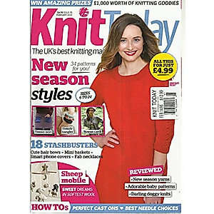 KNIT TODAY, FEBRUARY, 2014 ISSUE # 95 (THE UK'S BEST KNITTING MAGAZINE)