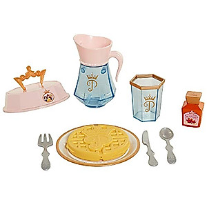 Disney Princess Style Collection Room Service Pretend Play Toy Set - with Serving Tray, Plate Cover, Pitcher & More for A Great Pretend Travel Experience - Girls Ages 3+