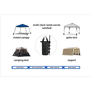 XINFULLWOL Tent Weights,Canopy Weight Sand Bags(120+ LBS) for Pop Up Canopy Gazebo,Outdoor Sun Shelter Umbrella,Tents for Parties,for Easy Up Tents,NO Sand,4-Round
