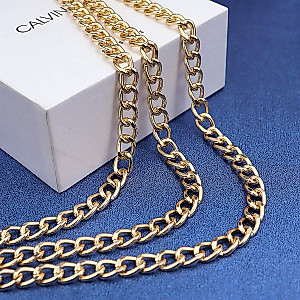 Suyi Gold Chain Belts for Women Waist Chain Belt Multilayer Body Belly Chain Plus Size 130CM Gold