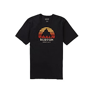 Burton Mens Underhill Short Sleeve, True Black New, Medium