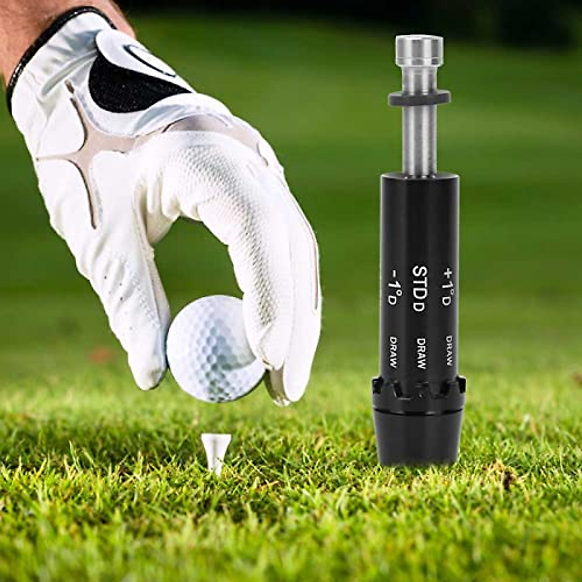 Keenso Golf Shaft Sleeve, Golf Sleeve Shaft Adapter Aluminum Alloy Sleeve Adapter Sleeve Replacement for Cobra King F9 Driver 0.335