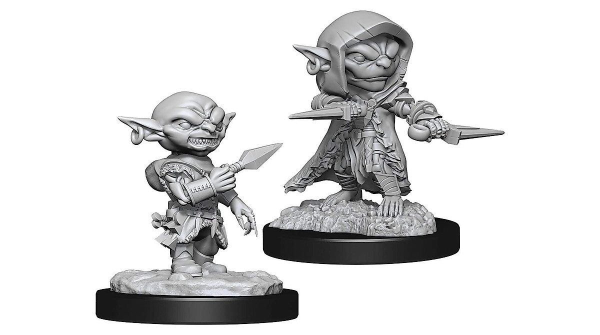 Dungeons & Dragons Goblin Fighter Miniature Unpainted WizKids