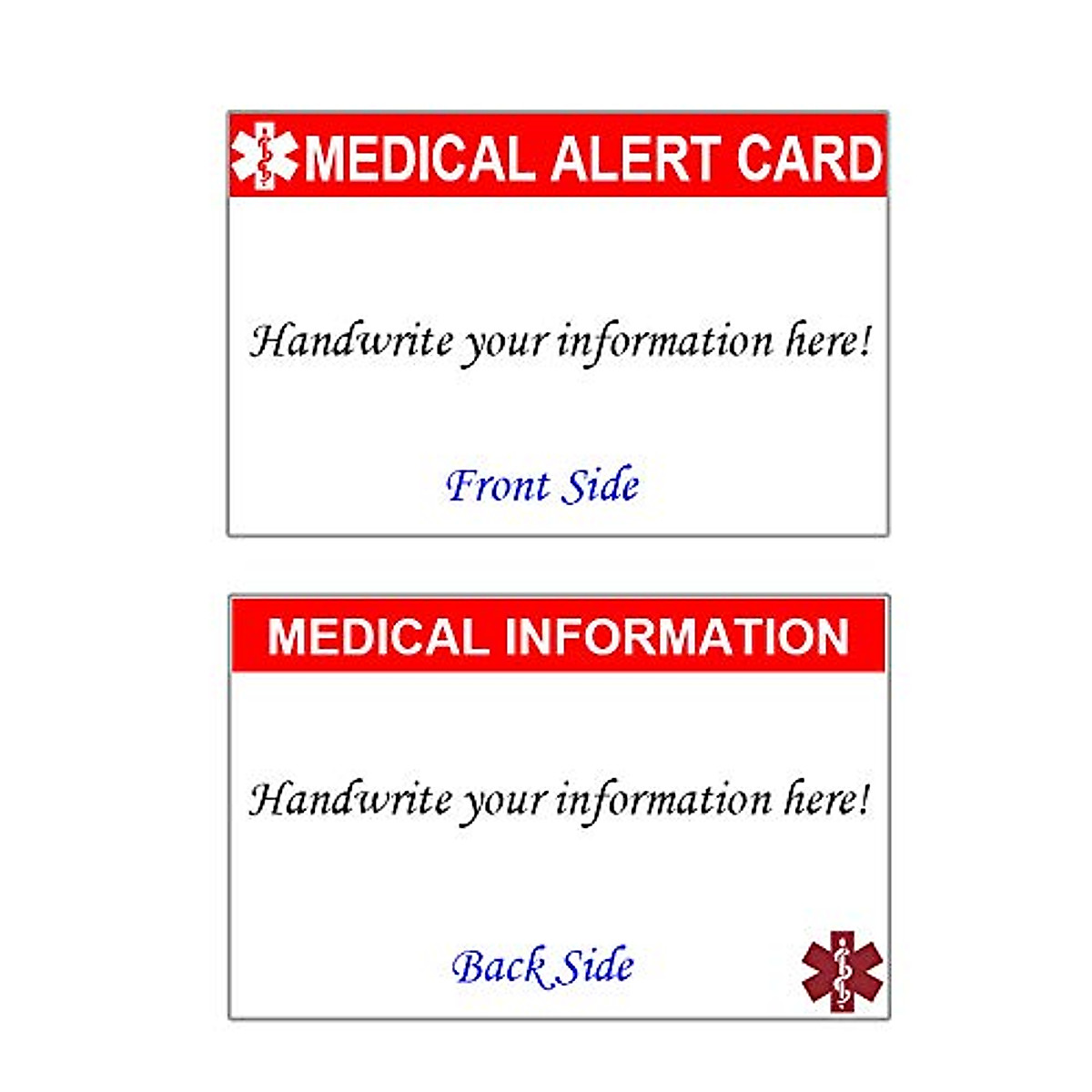 MZZJ 5 Pack-NO NEEDLES OR BP THIS ARM Bracelet Medication Alert ID Jewelry,100% Silicone Rubber Safety ID Outdoor Sport Health Warning Bracelet Band for Unisex,SOS Emergency Bracelet,7.48",Style 4