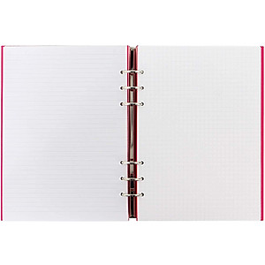 Filofax B145003 Refillable Saffiano Fluoro Clipbook, A5 Size, Pink