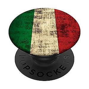 Vintage Italian Flag Italy Italia PopSockets Grip and Stand for Phones and Tablets