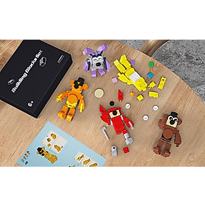 ZAOPET Security Breach Building Block Toys, Horror Five Nights Game Bonnie Chica Foxy Action Figure Model, Fan Collectibles, Suitable for 8+ Children Adult Boy Girl Birthday (205PCS)