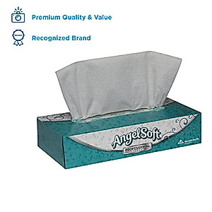 Georgia-Pacific Angel Soft Professional Series 2-Ply Facial Tissue, 30 Flat Boxes, 100 Sheets Per Box (48580)