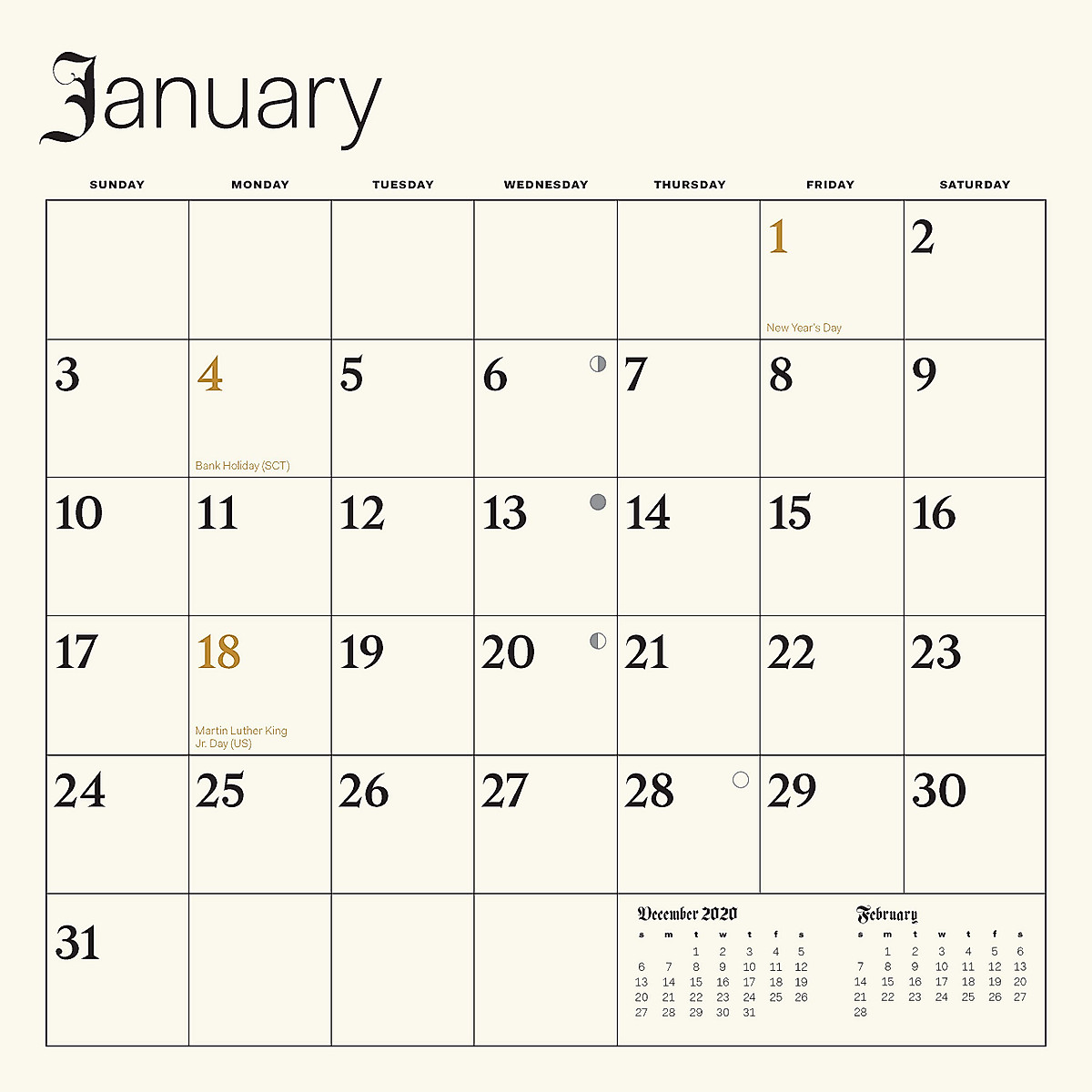 From Crook to Cook 2021 Wall Calendar: (Snoop Dogg Cookbook Monthly Calendar, Celebrity Rap 12-Month Calendar with Soul Food Recipes)