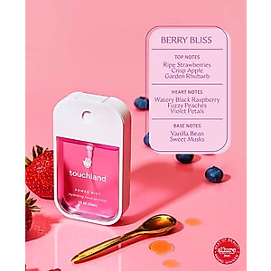 Touchland Power Mist Hydrating Hand Sanitizer JUICY 3-PACK | Watermelon, Peach, Berry | 500-Sprays each, 1 FL OZ (Set of 3)