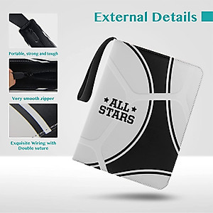 𝟮𝟬𝟮𝟰 𝙐𝙥𝙜𝙧𝙖𝙙𝙚 PACKAPRO 9 - Pocket Classic Soccer Cards Binder Fit 900 Cards with 50 Sleeves Sports Card Binders Collector Album Folder Holder for FIFA Cards