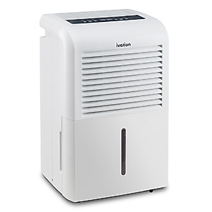 Ivation 4,500 Sq Ft Dehumidifier with Pump, Large Capacity Compressor Includes Programmable Humidity, Hose Connector, Auto Shutoff and Restart and Washable Filter (4,500 Sq Ft W/Pump)