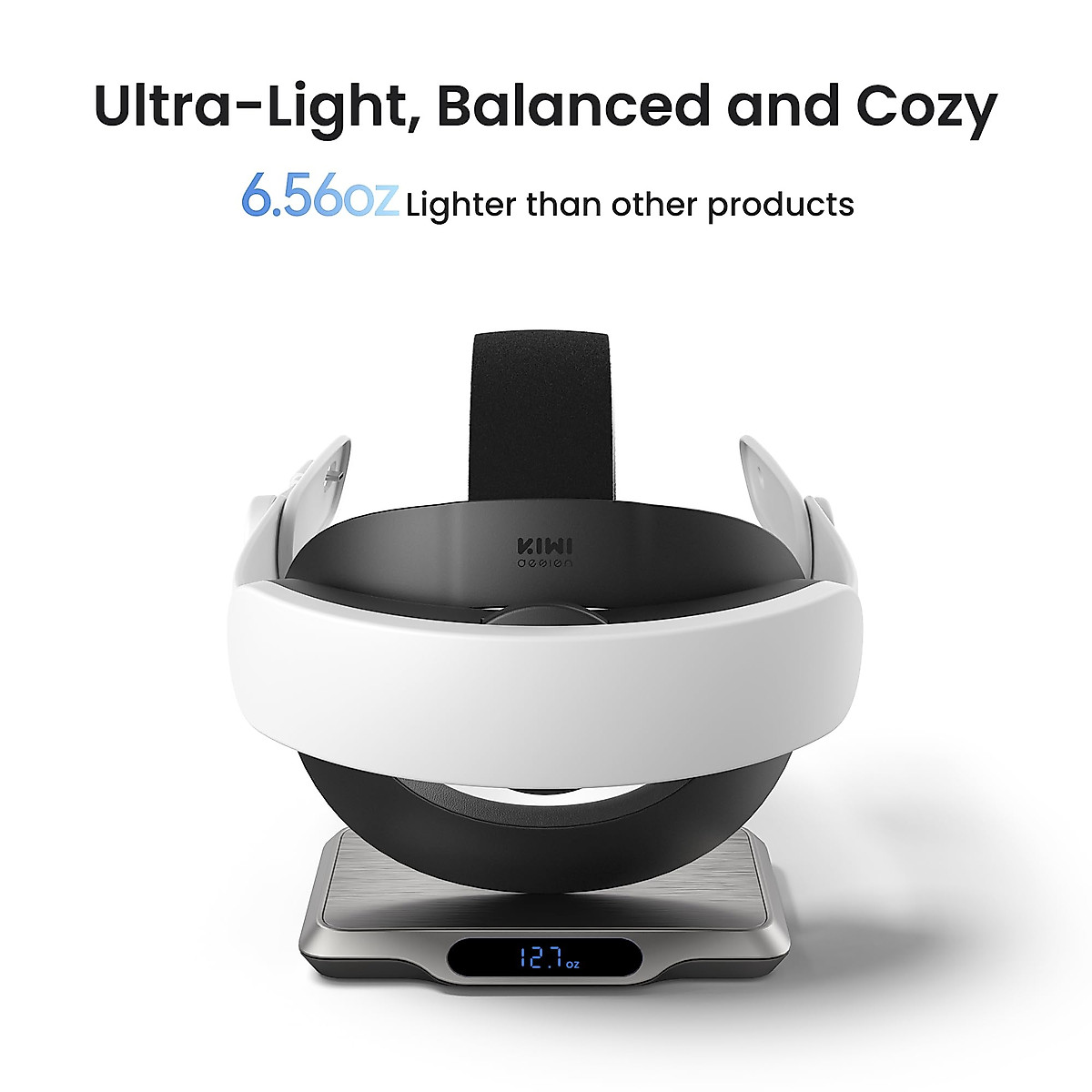 KIWI design K4 Boost Comfort Battery Head Strap Accessories for Meta/Oculus Quest 3/3S, Dual Charge the VR Headset and Battery Strap in 2.5h