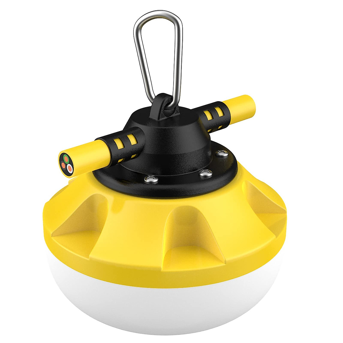 Guntsous 200FT LED Construction String Lights, 200W 22000LM,20 Sockets, Linkable Up to 16 Sets,Temporary Work Light for Job Site Workshop