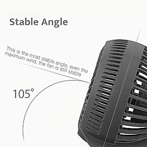 Desk Fan, 4.7 inch 3 Speeds Small Mini Quiet USB Desktop Table Cooling Fan for Office Home (Pink)