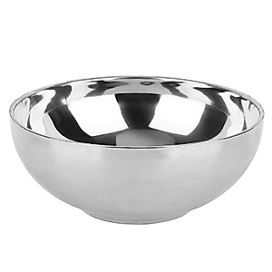 34 Oz/ 1000ml Stainless Steel Mixing Bowls Double Wall Serving Bowl Insulated Cereal Bowl Salad Bowl Stainless Steel Bowl Stainless Steel Water Bowl