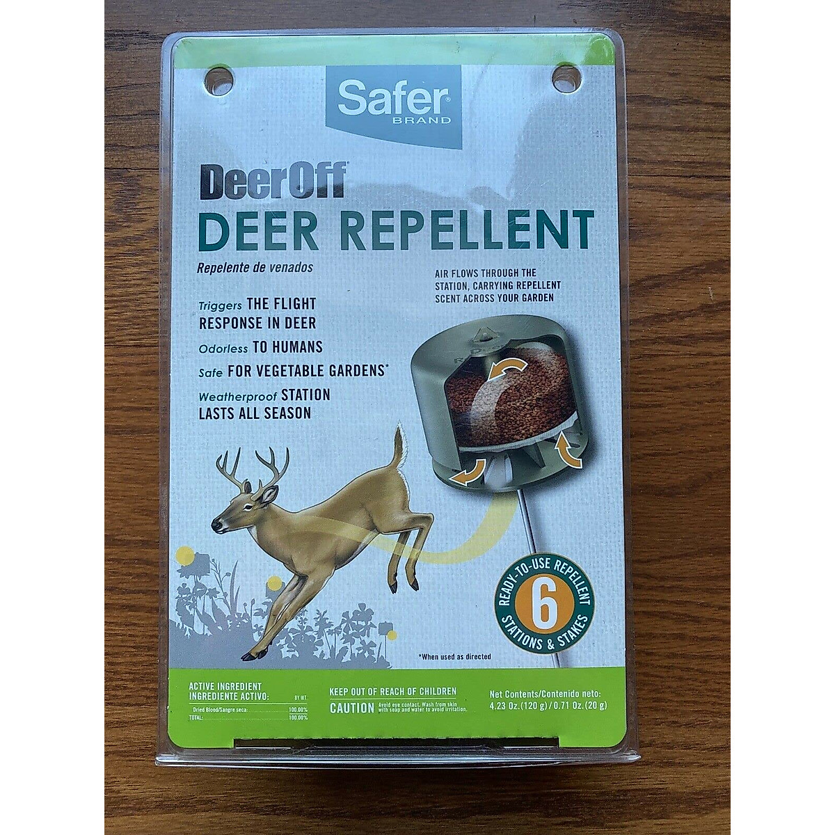 Safer Deer Off Repellent Station Stake For Deer 6 pk6