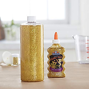 Elmer's 2022912 Liquid Glitter Glue, Washable, Gold, 6 Ounces, 1 Count