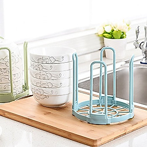 MOTZU 3 Pack Bowl Holder Draining Rack Bowls Sink Drying Shelf Display Stand Kitchen Accessory Organizer Tableware Storage Racks