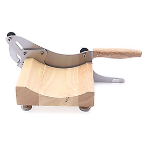 Manual Chinese Medicine Slicer Stainless Steel Home Kitchen Slicer Machine with Adjustable Cutting Thickness Cutter Machine for Cutting Chinese Medicine and Food