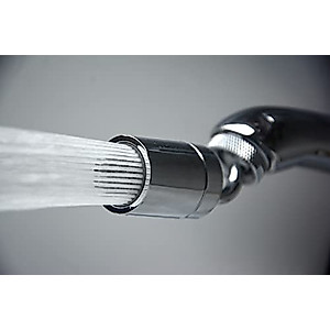 Wanhai Faucet Extender,720 Degree Swivel Sink Faucet Aerator, Large Rotate Angle Dual Function Suitable for Kitchens Bathroom Balconies,faucet sprayer attachment Facewash Eyewash, Chrome